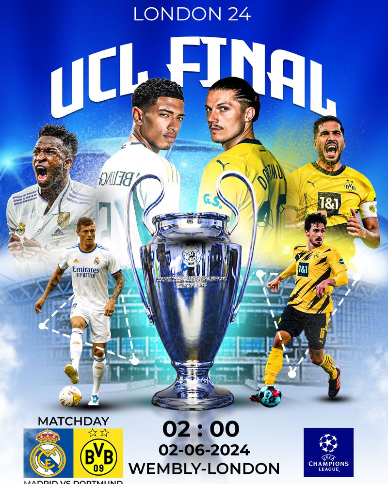 [Ballded] นัดชิง ยูฟ่า แชมเปี้ยนส์ ลีก โบรุสเซีย ดอร์ทมุนด์ VS เรอัล มาดริด คืนนี้ ตี 2 ใครจะ ...