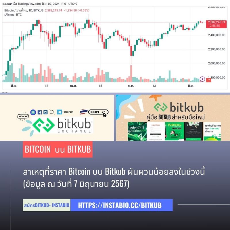 [トップタイ] Bitcoin บน Bitkub สาเหตุที่ราคา Bitcoin บน Bitkub ผันผวนน้อยลงในช่วงนี้ (ข้อมูล ณ วันที่ ...