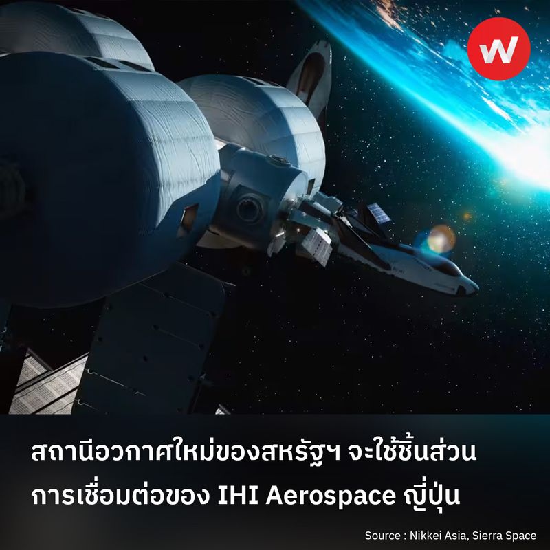 [WABIZ รู้รอบทิศ ธุรกิจญี่ปุ่น] สถานีอวกาศใหม่ของสหรัฐฯ จะใช้ชิ้นส่วนการเชื่อมต่อของ IHI ...
