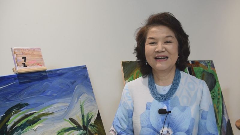 [ณรงค์ ชื่นนิรันดร์] แสดงเดี่ยวศิลปะ ของ Loic Tim เยาวชนอายุเพียง 7 ขวบ ...