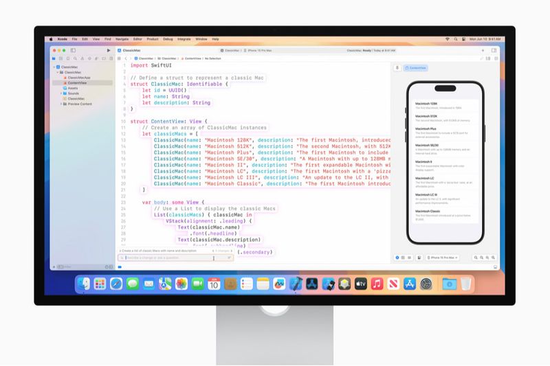 [TechTalkThai] Apple เปิดตัว Xcode 16 เพิ่ม Swift Assist และ Predictive Code Completion Apple ...