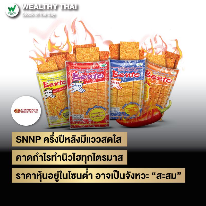 [Wealthy Thai] SNNP ครึ่งปีหลังมีแววสดใส คาดกำไรทำนิวไฮทุกไตรมาส ราคาหุ้นอยู่ในโซนต่ำ อาจเป็น ...