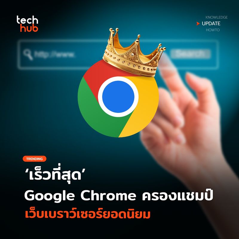 [Techhub] เร็วและมาก ไม่ปฏิเสธว่า Chrome คือเว็บเบราว์เซอร์ที่มีผู้ใช้จำนวนมากที่สุด แต่ตำแหน่ง ...