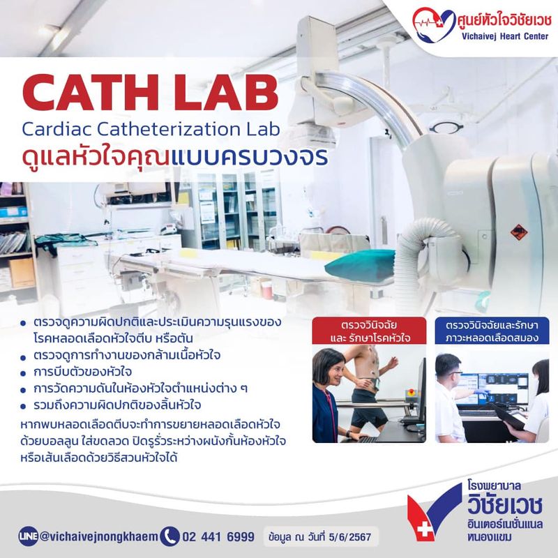 [Vichaivej Nongkhaem Hospital] CARDIAC CATH LAB ดูแลหัวใจคุณแบบครบวงจร ...