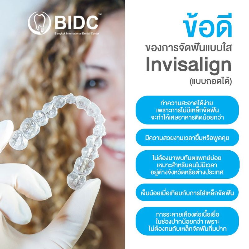 [Bangkok International Dental Center] ข้อดีของการจัดฟันแบบใส invisalign l BIDC ในปัจจุบันนี้ การ ...