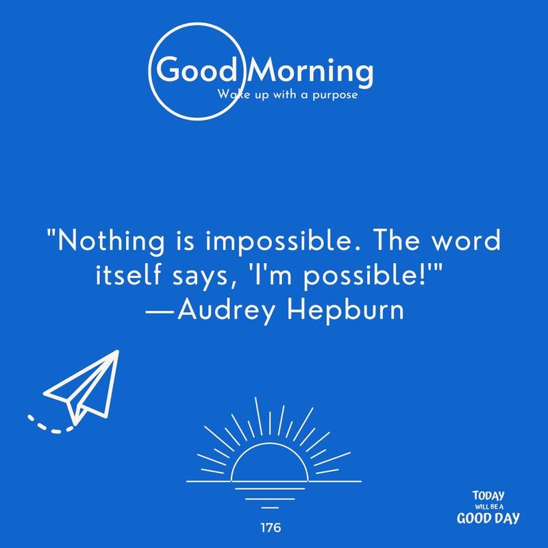 [Good Morning Quotes] ☀️ The selected quote for this morning is.... 📰📖 ...