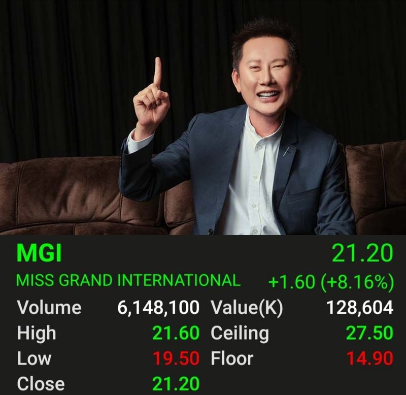 [หุ้นปันปัน] MGI แจกฟรี WARRANT !!! หุ้น มิสแกรนด์ อินเตอร์เนชั่นแนล (MGI) มีมติเพิ่มทุนจด ...
