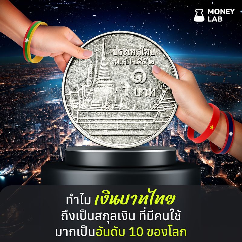 [MONEY LAB] ทำไม เงินบาทไทย ถึงเป็นสกุลเงิน ที่มีคนใช้ มากเป็นอันดับ 10 ของโลก รู้หรือไม่ว่า ...