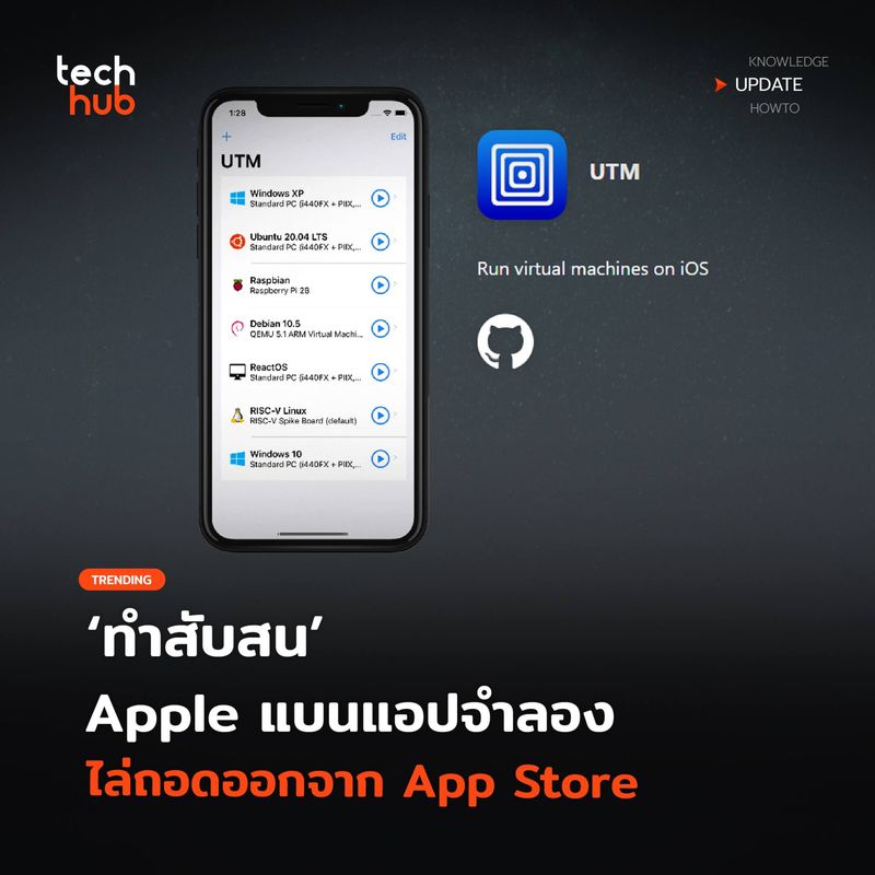 [Techhub] เธอไม่ชัดเจน หรือ... ก่อนหน้านี้มีข่าวดีว่า Apple เปิดให้ใช้แอปฯ จำลองหรือ Emulator บน ...