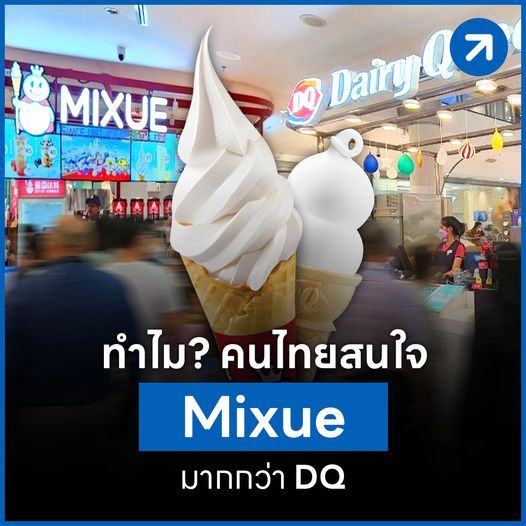 [ThaiFranchiseCenter] ทำไม? คนไทยสนใจ Mixue มากกว่า DQ หนึ่งในแฟรนไชส์ที่คนไทยสนใจมากที่สุดใน ...