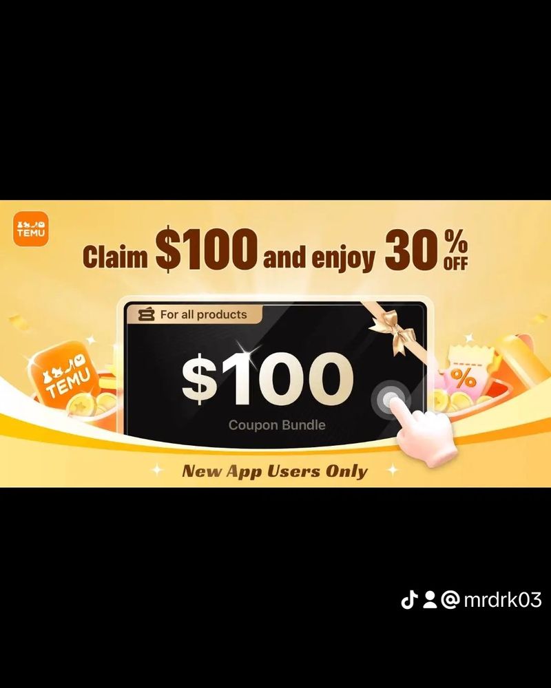 [TheProgressiveReaDer] TEMU 🚨Temu Deal Alert: $100 Off!https://temu.to/m/uf2qts0ipz1