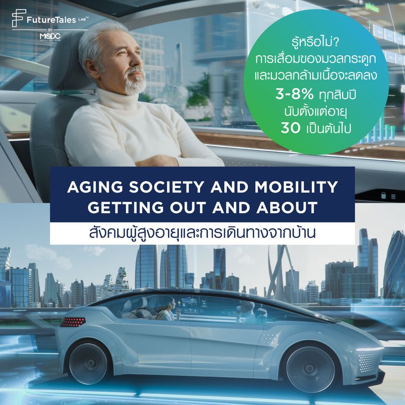 [FutureTales LAB by MQDC] สังคมผู้สูงอายุและการเดินทางจากบ้าน [#FutureofMobility]: การก้าวเข้า ...