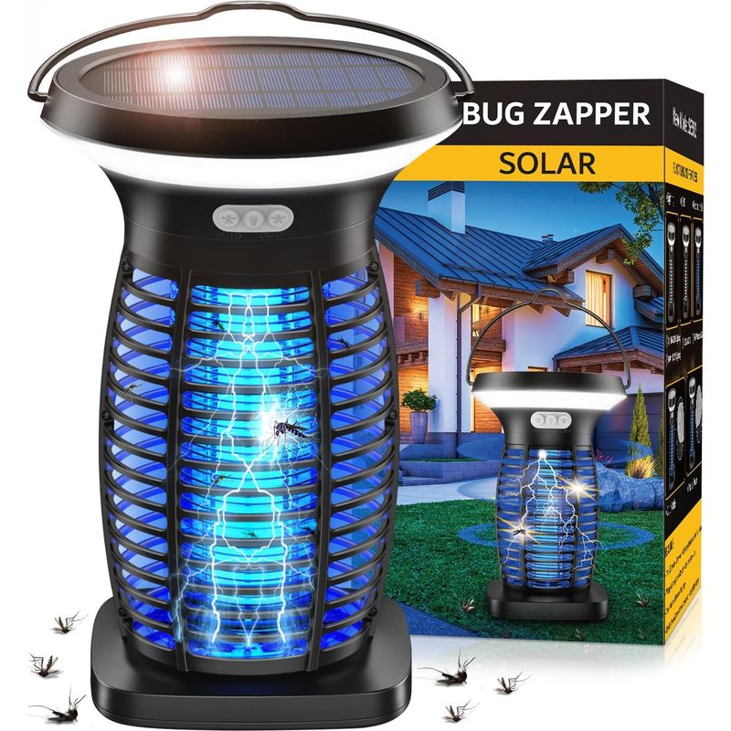[Bug zapper light bulb] How Does a Solar Bug Zapper Work at Night ...