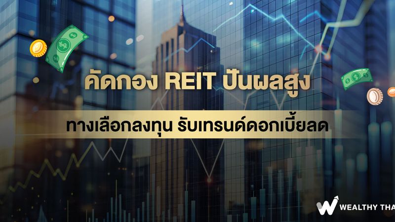 [Wealthy Thai] คัดกอง REIT ปันผลสูง ทางเลือกลงทุน รับเทรนด์ดอกเบี้ยลด แนวโน้มการปรับลดอัตรา ...