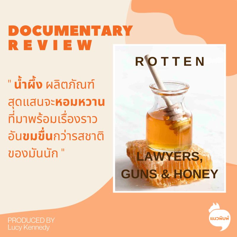 [แมวพิมพ์] สรุปสารคดี 🍯 Rotten ตอน Lawyers, Guns & Honey ช่วงสิบปีที่ ...