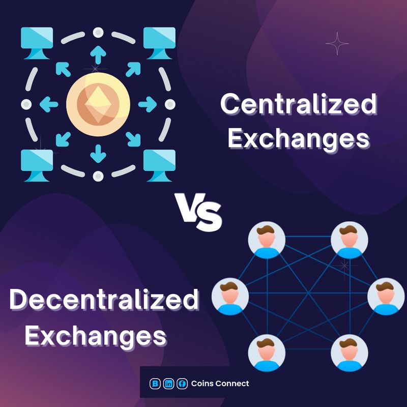 [Coins Connect] Centralized Exchanges Vs Decentralized Exchanges การ ...