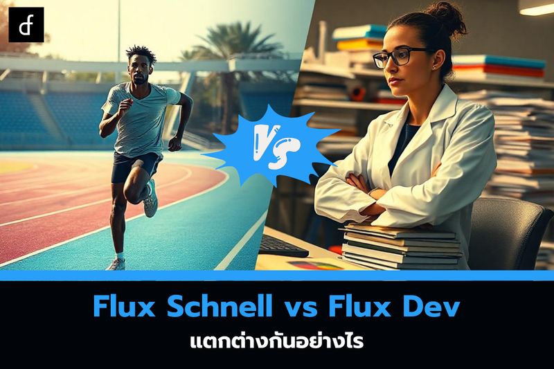 [Def (Data Alchemist) ] Flux.1 Schnell VS Flux.1 Dev: อะไรคือความแตกต่าง ? ในโลกของการสร้างภาพ ...