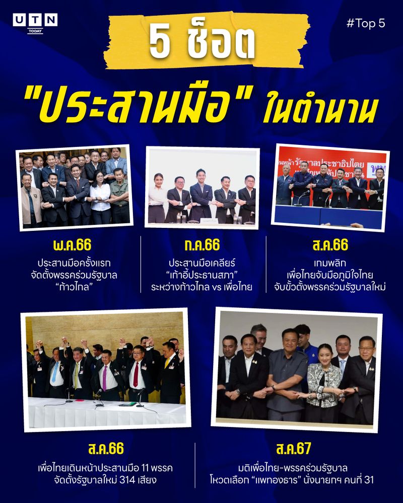 [UTN Today] “จับมือไว้แล้วไปด้วยกัน เหมือนว่าไม่มีวันจะพรากไป...” ขึ้นต้นด้วยบทเพลง พี่เบิร์ด ...