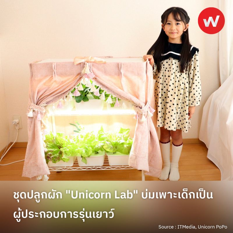 [WABIZ รู้รอบทิศ ธุรกิจญี่ปุ่น] ชุดปลูกผัก "Unicorn Lab" บ่มเพาะเด็กเป็นผู้ประกอบการรุ่นเยาว์ ...