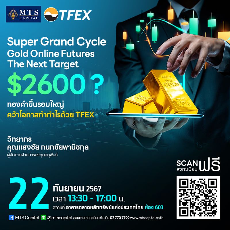 [MTS GOLD GROUP] ห้ามพลาด!!! MTS Academy 📊 สัมมนา "Super Grand Cycle ...