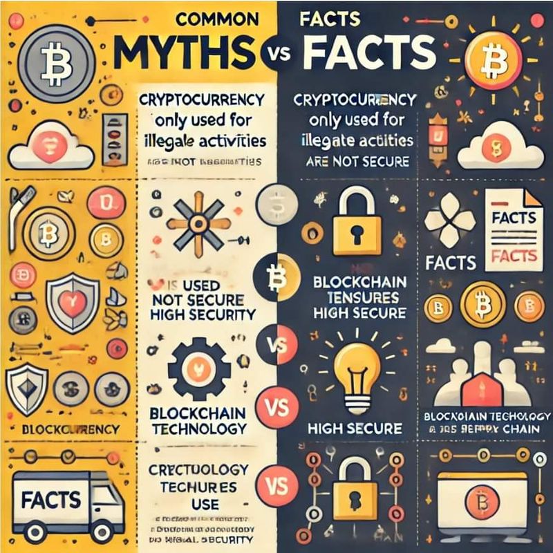 [Peach ตามผมลงทุนคริปโต] ### ความเข้าใจผิด (Myths) และข้อเท็จจริง ...