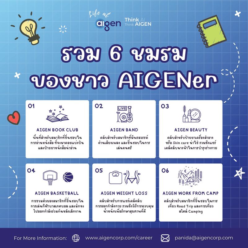 [AI GEN : ไอเจ็น] AIGEN Club and Activities รู้จักกับชมรม และกิจกรรมของ ...