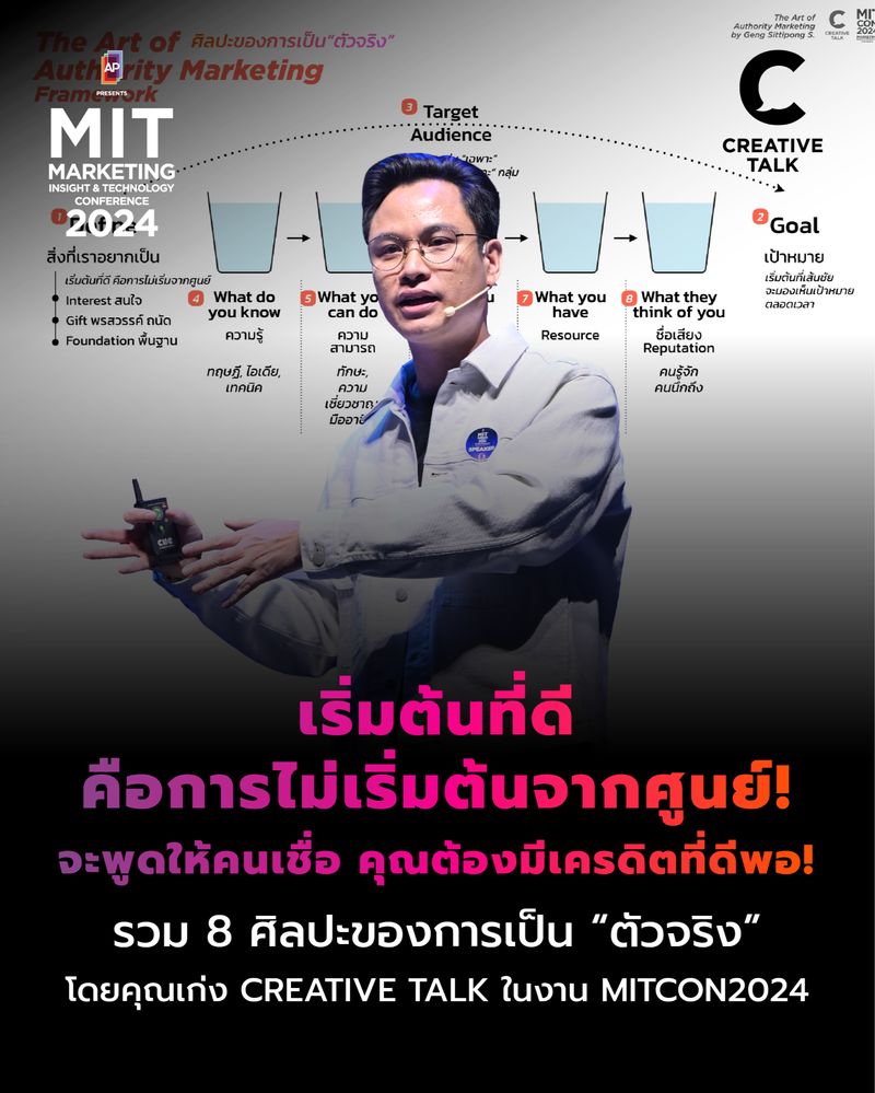 [CREATIVE TALK] เริ่มต้นที่ดี คือการไม่เริ่มต้นจากศูนย์! จะพูดให้คนเชื่อ คุณต้องมีเครดิตที่ดีพอ ...