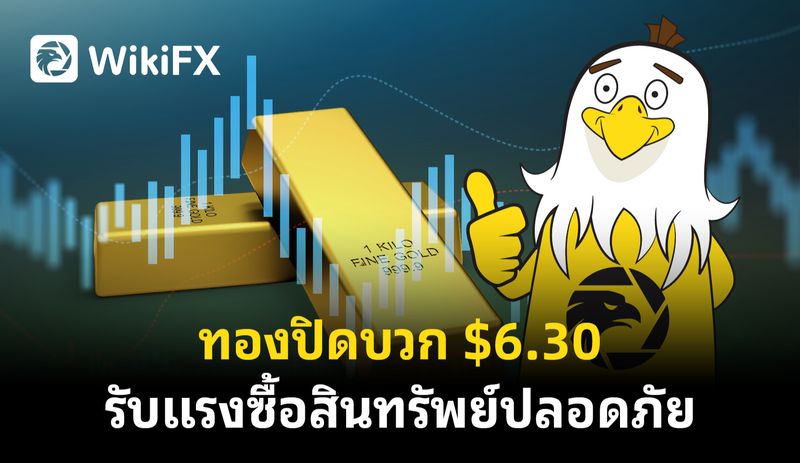 [WikiFX.TH] ทองปิดบวก $6.30 รับแรงซื้อสินทรัพย์ปลอดภัย https://www.wikifx.com/th/newsdetail ...