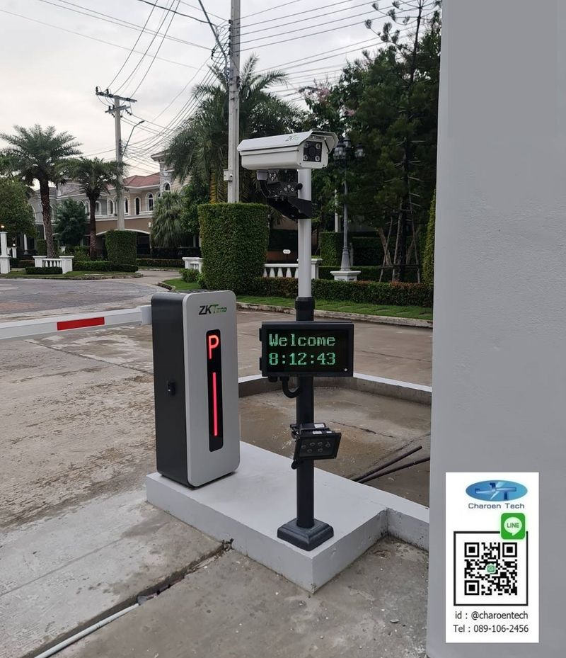 [Charoen Tech] อุปกรณ์ในระบบไม้กั้นรถยนต์ อ่านป้ายทะเบียน ด้วยระบบไม้กั้นรถยนต์อ่านป้ายทะเบียน ...