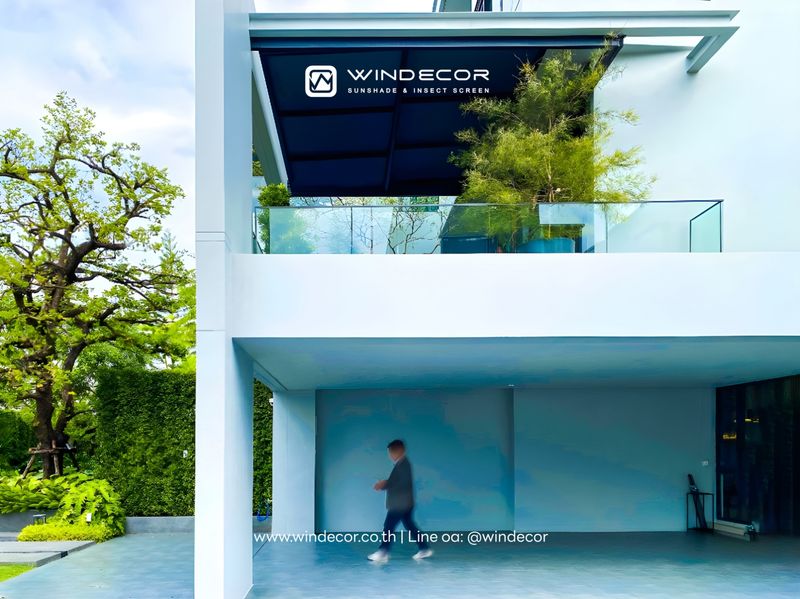 [Windecor - Bird] แฟชั่นกันสาดเลื่อนสไลด์กำลัง Hit! 🔥 สำหรับคนที่ต้องการแต่ง Outdoor Space ให้ ...