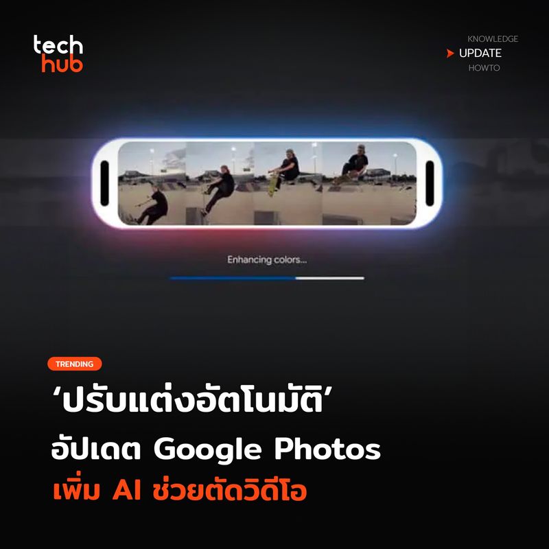 [Techhub] ตัดต่อทันใจ ตอนนี้อาจเรียกได้ว่า เกือบทุกแอปฯ ของ Google มี AI หมด แฝงอยู่ในฟีเจอร์ ...