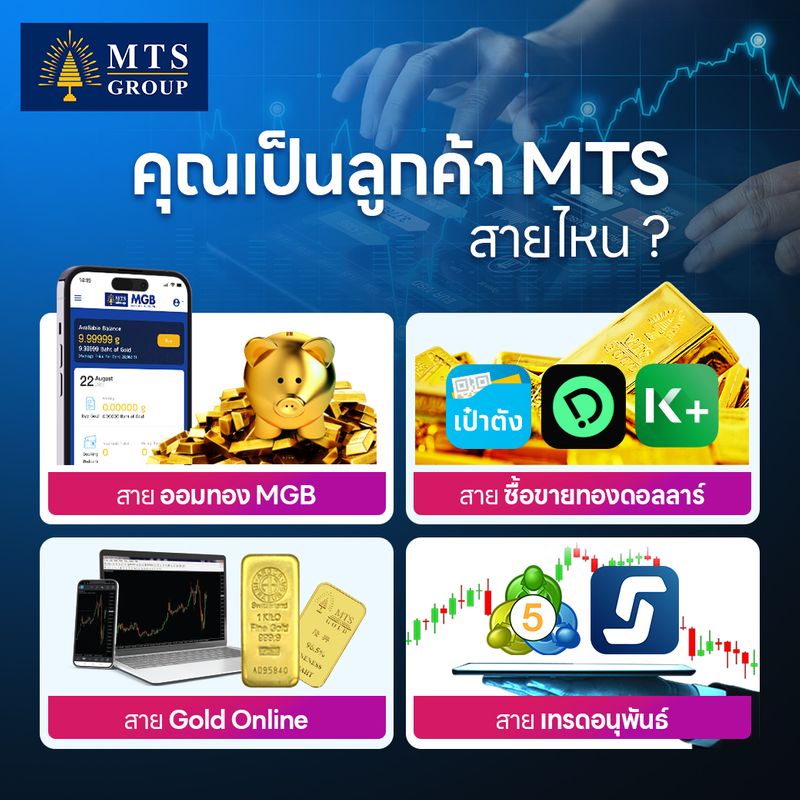 [MTS GOLD GROUP] บอกให้โลกรู้ว่าคุณเป็นลูกค้าหรือเทรดเดอร์ MTS สายไหน > สายออมทอง MGB (MTS Gold ...