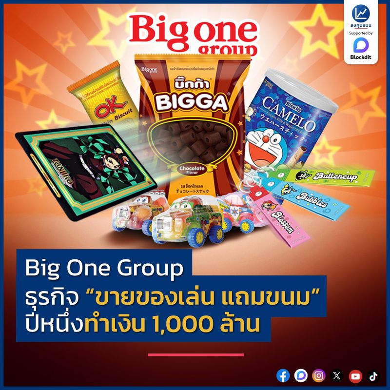 [ลงทุนแมน] Big One Group ธุรกิจ “ขายของเล่น แถมขนม” ปีหนึ่งทำเงิน 1,000 ...