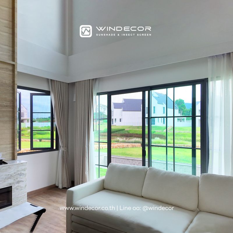 [เจ้าเนิฟ x Windecor] มุ้งจีบเก็บซ่อนราง รุ่น OMEGA เป็นมุ้งจีบที่ถอด ...