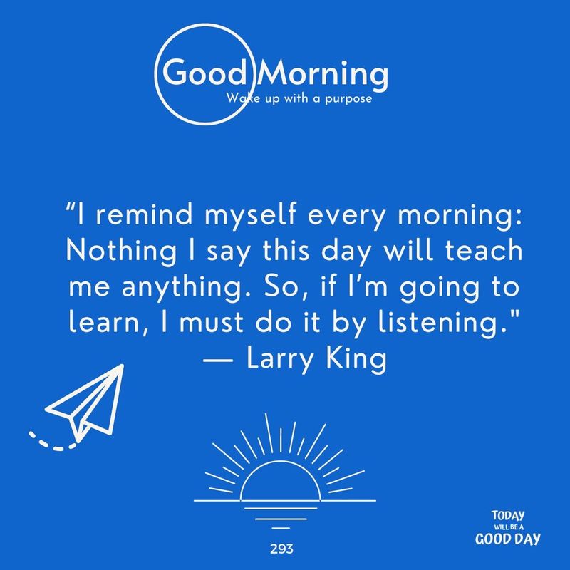 [Good Morning Quotes] ☀️ The selected quote for this morning is.... 📰📖 ...