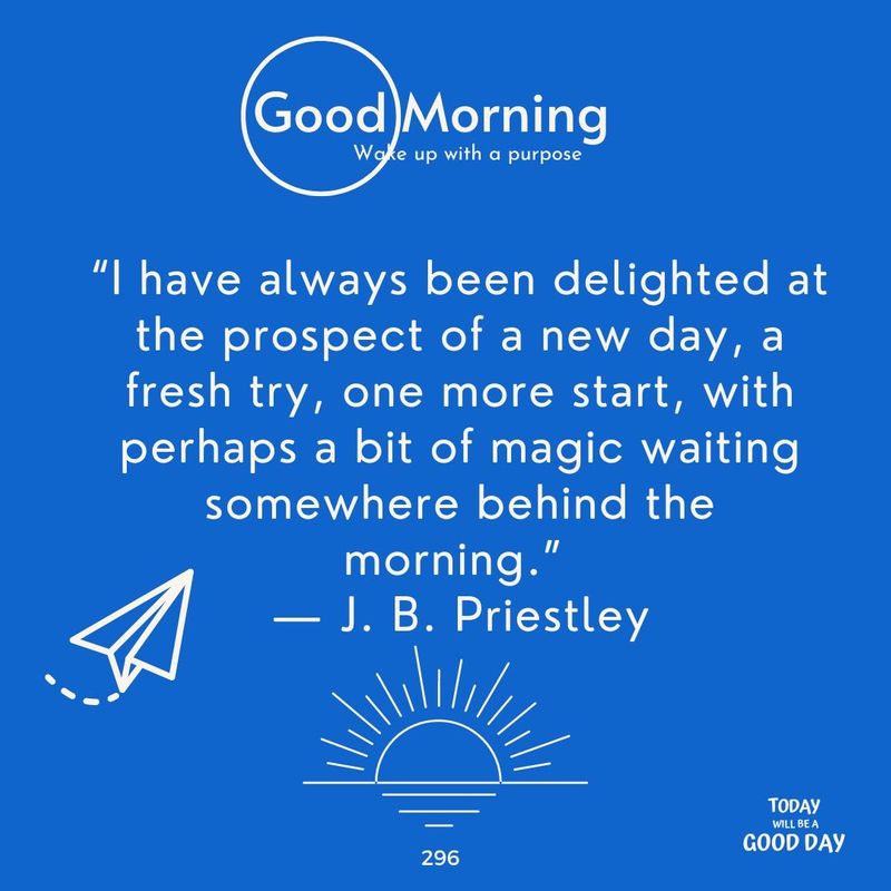 [Good Morning Quotes] ☀️ The selected quote for this morning is.... 📰📖 ...