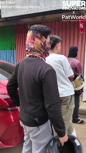 [Nok Creative Branding] ตู้หยอดเหรียญสำหรับทำความสะอาดหมวกกันน็อครถ ...