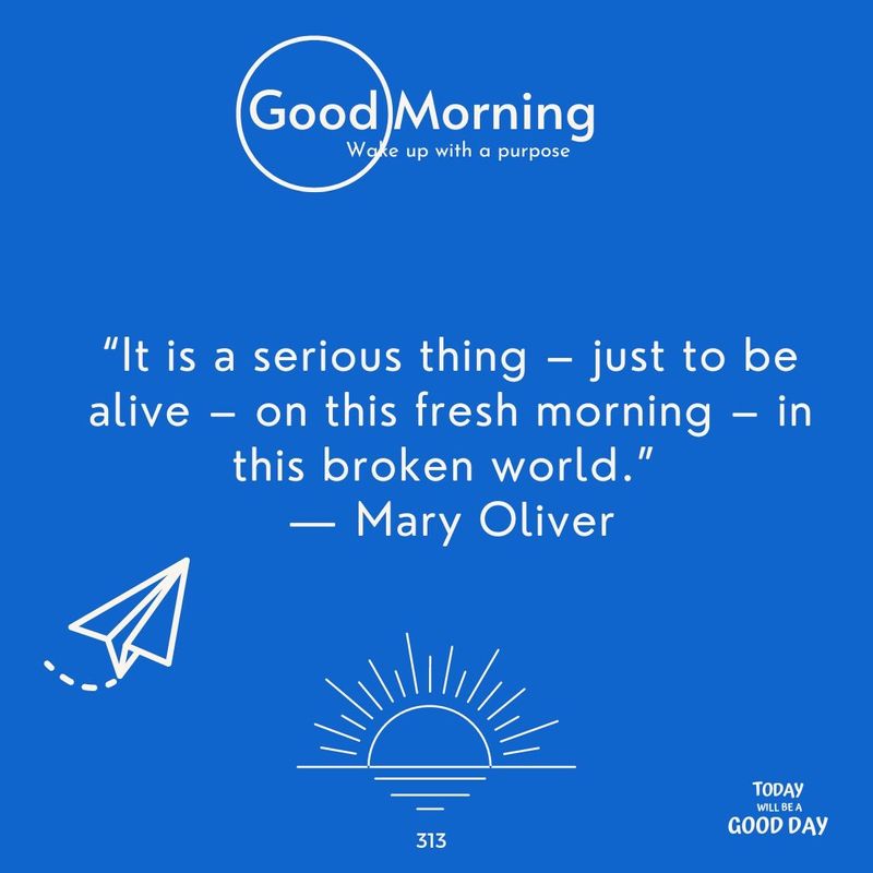 [Good Morning Quotes] ☀️ The selected quote for this morning is.... 📰📖 ...