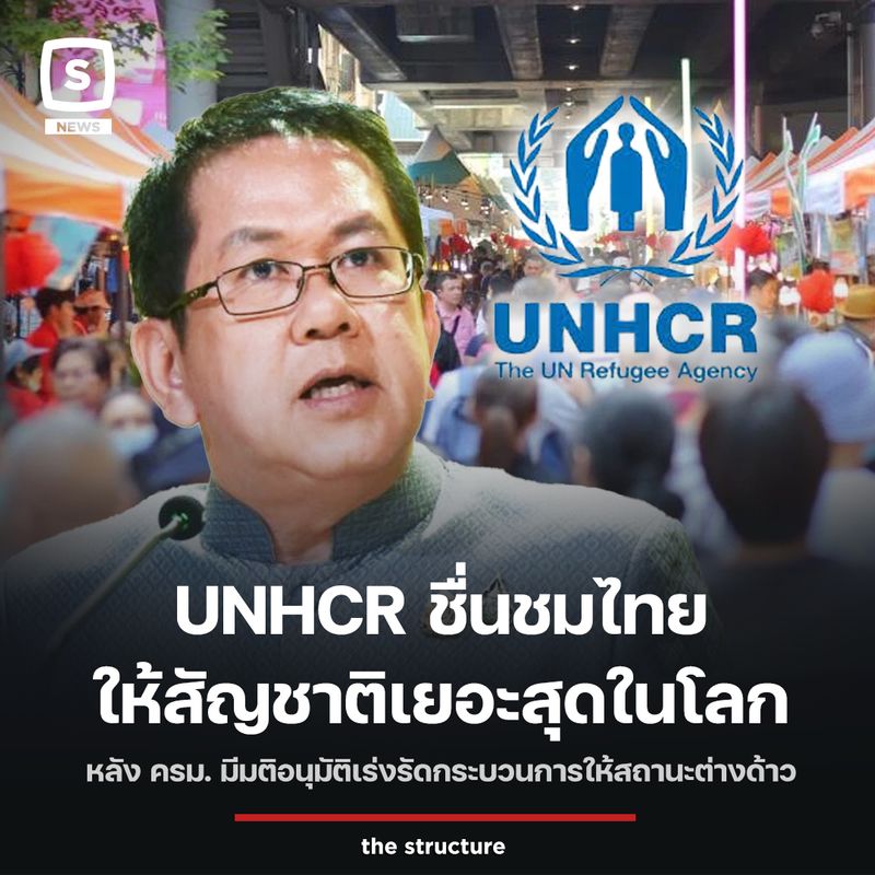 [The Structure] UNHCR ชื่นชมไทย ให้สัญชาติเยอะสุดในโลก หลัง ครม. มีมติ ...