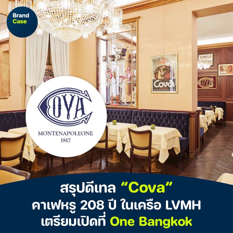 [BrandCase] สรุปดีเทล “Cova” คาเฟหรู 208 ปี ในเครือ LVMH เตรียมเปิดที่ ...