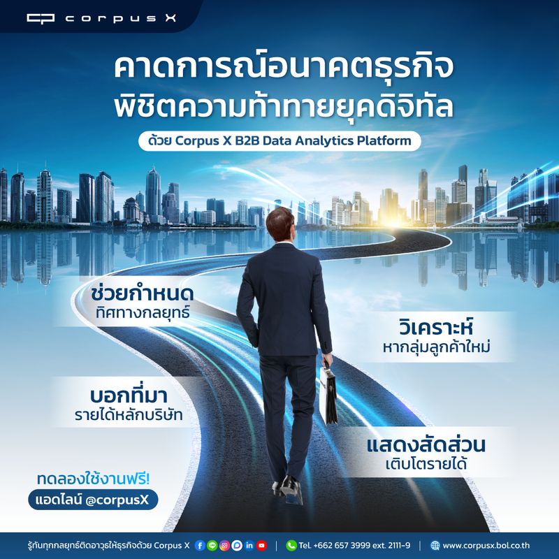 [Corpus X] คาดการณ์อนาคตธุรกิจ พิชิตความท้าทายยุคดิจิทัล พร้อมหรือยัง? ที่จะเดินหน้าสู่เป้าหมาย ...