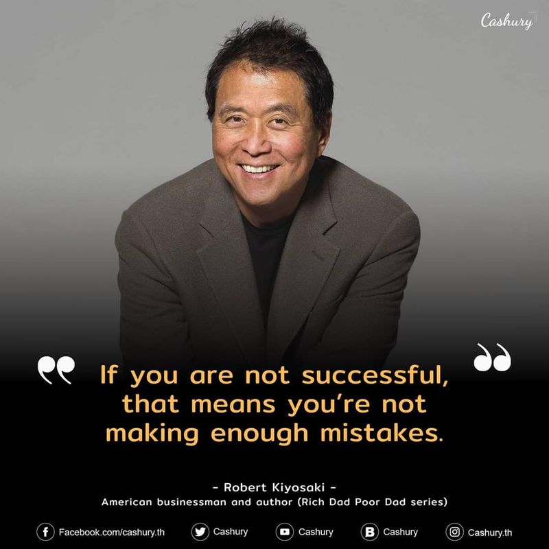 [Cashury] Quote of the Day " If you are not successful, that means you ...