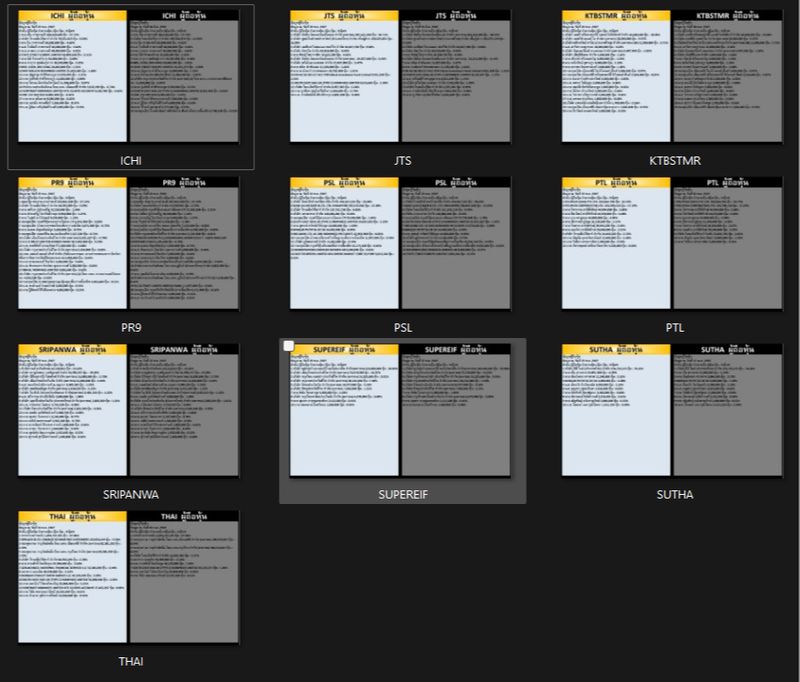 [@Newss] 👨‍💼👩‍💼หุ้นที่มีรายงานผู้ถือหุ้นใหญ่เปลี่ยนแปลง ICHI JTS KTBSTMR PR9 PSL PTL SRIPANWA ...