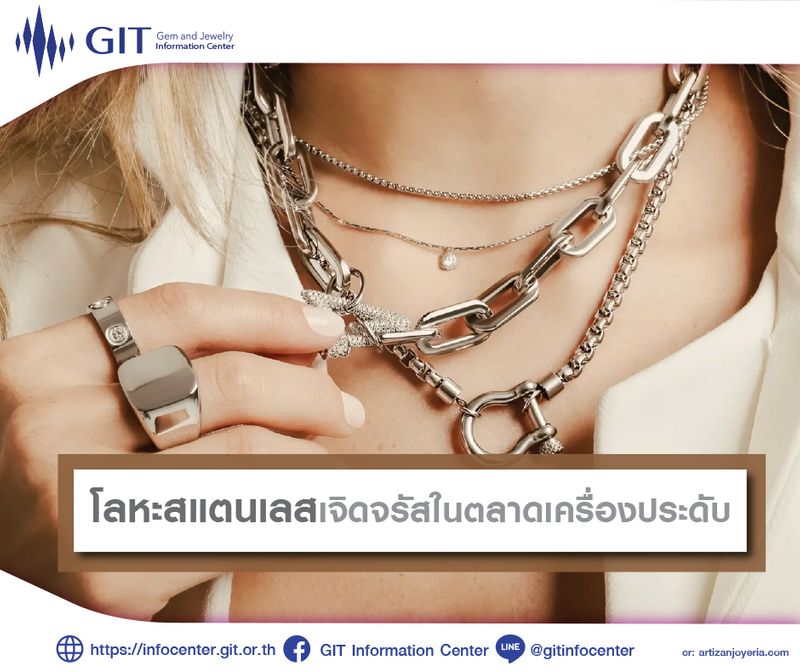 [GITInfocenter] โลหะสแตนเลสเจิดจรัสในตลาดเครื่องประดับ เครื่องประดับสแตนเลสได้รับความนิยมมากขึ้น ...