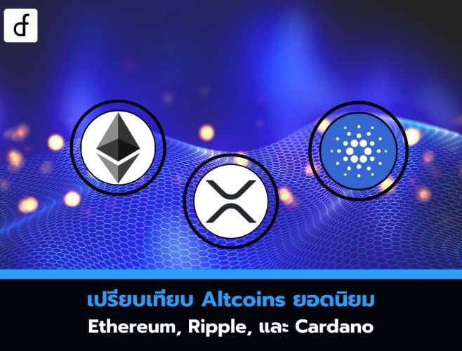 [Def (Data Alchemist) ] เปรียบเทียบ Altcoins ยอดนิยม: Ethereum, Ripple, และ Cardano ในโลกของสกุล ...