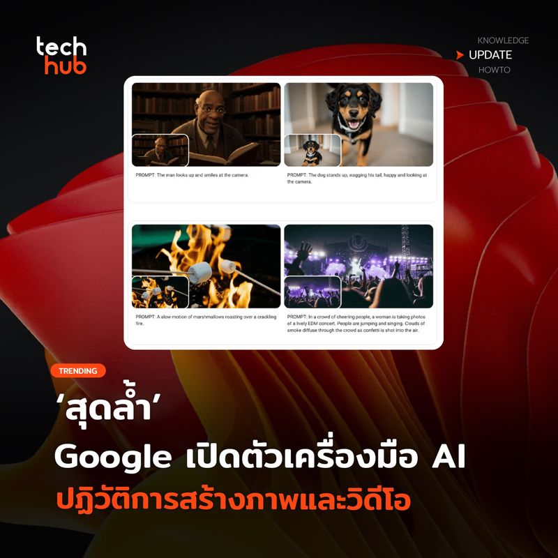[Techhub] ไปลองใช้กัน Google Cloud เปิดตัว Veo และ Imagen 3 สองโมเดล AI สุดล้ำสำหรับการสร้าง ...