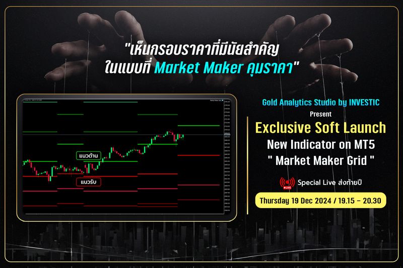 [Investic Analytics Studio] 📢 Exclusive Soft Launch New Indicator on MT5 "Market Maker Grid ...