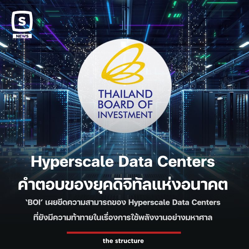 [The Structure] Hyperscale Data Centers คำตอบของยุคดิจิทัลแห่งอนาคต ...