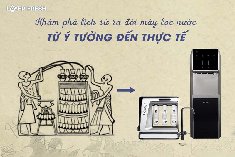 [Layerfreshofficial] Lịch sử ra đời của máy lọc nước Lịch sử ra đời của máy lọc nước là một hành ...