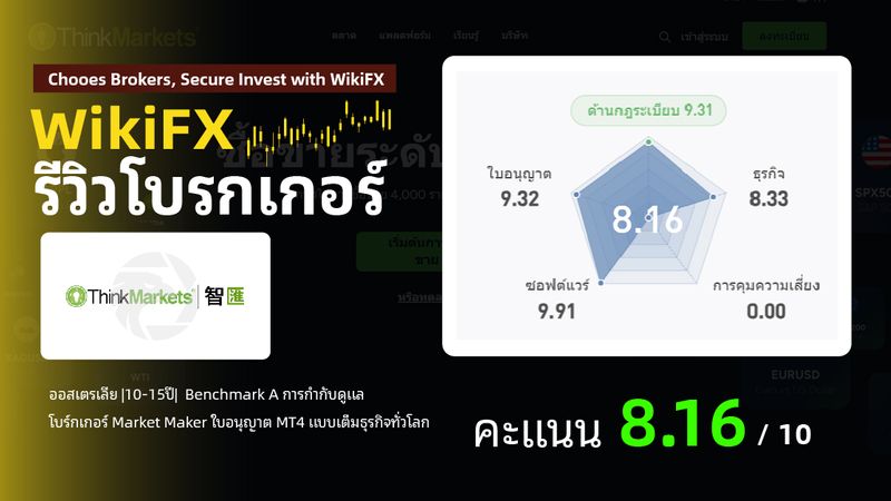 [WikiFX.TH] WikiFX รีวิวโบรกเกอร์ | ThinkMarkets ปี 2024 ยังน่าใช้อยู่ไหม ! https://www.wikifx ...